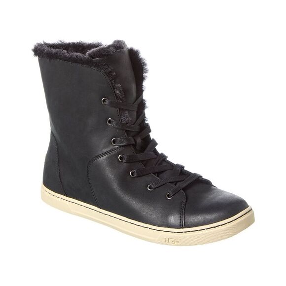 UGG | Shoes | Ugg Croft Luxe Quilt Leather Boot Black | Poshmark